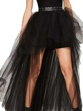 Skirts | Long Tutu Tulle Bustle Skirt | Poshmark